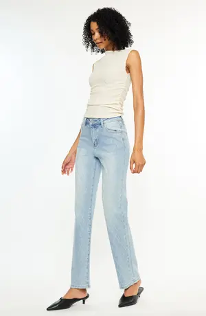 KANCAN Cheriese High Rise Straight Jeans