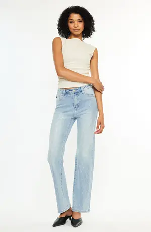 KANCAN Cheriese High Rise Straight Jeans