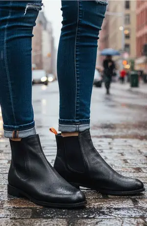 BEAUTIISOLES Reba Chelsea Boot - Black