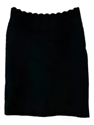 Chloé Scalloped Mini Skirt - Black