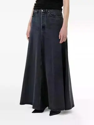 AGOLDE Odin Pocket Long Skirt - Grey