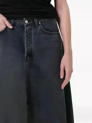 AGOLDE Odin Pocket Long Skirt - Grey