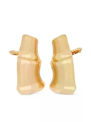 Cult Gaia Brushed Brass Earrings - Gold