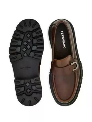 FERRAGAMO Gancini Buckle Loafers