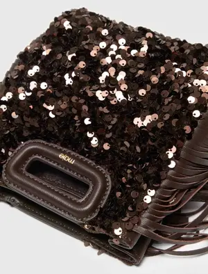 Maje Sequin M Mini Bag