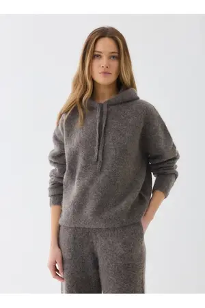 ETOILE Ultra Soft Alpaca Blend Hoodie - Natural
