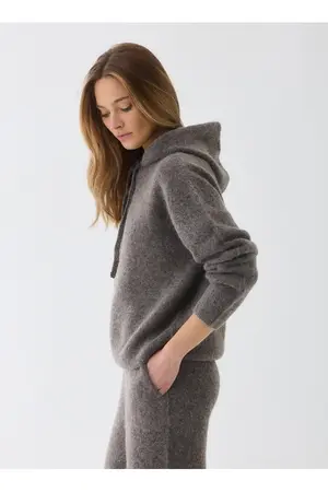 ETOILE Ultra Soft Alpaca Blend Hoodie - Natural