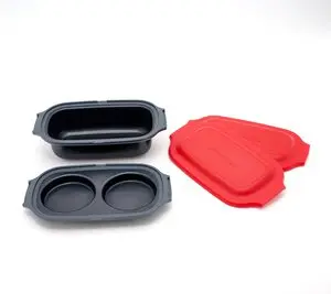 PREPOLOGY As Is 2pc Multi-use Microwave Breakfast Set - One-color