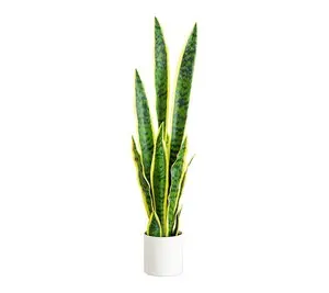 NEARLY NATURAL 30' Artificial Snake Plant - One-color