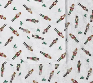TRULY SOFT Nutcrackers King Flannel Sheet Set