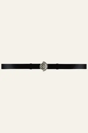 Ba&sh Beslie Leather Belt - Black