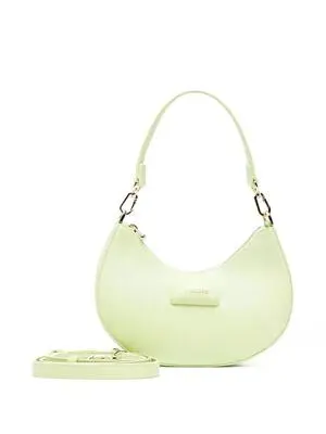 Lacoste Logo Appliqué Half-moon Bag - Green
