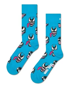 Happy Socks Marvel Venom Crew Socks - Blue