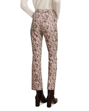 Veronica Beard Floral Kick Flare Pants