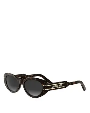 Dior Butterfly Sunglasses, 53 Mm - Brown Havana/smoke