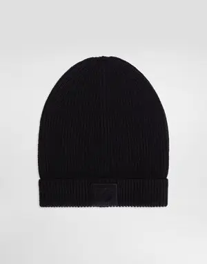 Dolce & Gabbana Knitted Wool Beanie - Blue