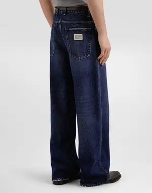 Dolce & Gabbana Wide Leg Denim Jeans