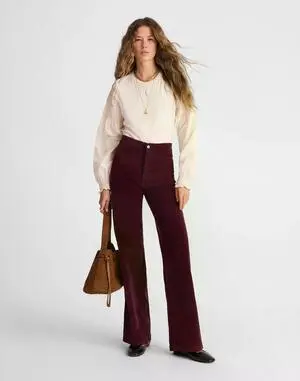 Women's Wide Leg Corduroy Pants