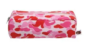 A BATHING APE Abc Camo Flight Pouch - Pink