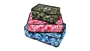 A BATHING APE Abc Camo Travel Pouch - Multicolor