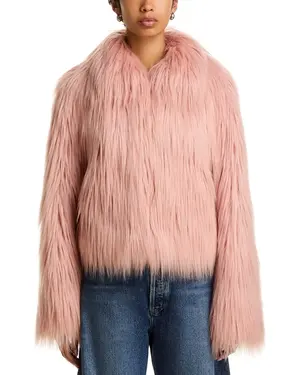 LoveShackFancy Fallon Jacket - Dusty Pink
