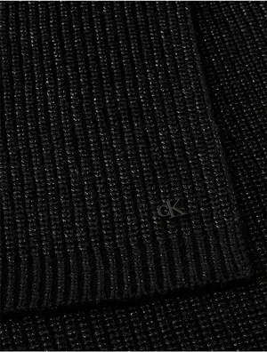 Calvin Klein Metallic Knit Scarf