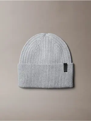 Calvin Klein Thermal Stitch Beanie - History Heather