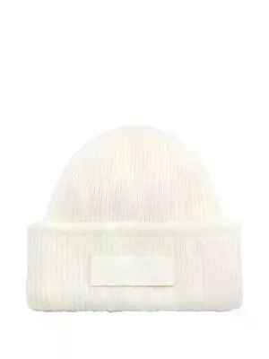 Jacquemus Logo-embroidered Beanie - Neutrals