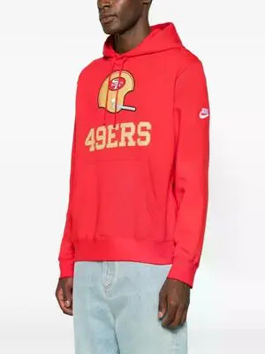Nike X Nfl San Francisco 49ers Logo Hoodie - Red