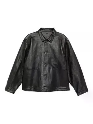 TAIGA TAKAHASHI Leather Shirt Jacket
