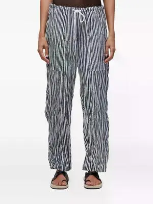 OSKLEN Striped Pleated Trousers
