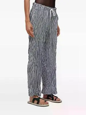 OSKLEN Striped Pleated Trousers