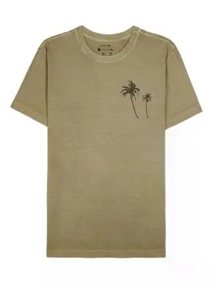 OSKLEN Palm Tree-print T-shirt - Neutrals