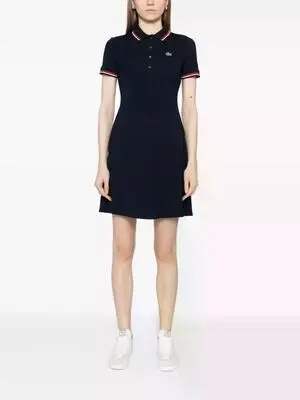 Lacoste Polo-collar Shirtdress - Blue