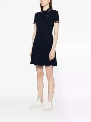 Lacoste Polo-collar Shirtdress - Blue