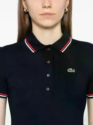 Lacoste Polo-collar Shirtdress - Blue