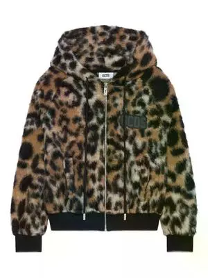 Gcds Animal-pattern Hooded Jacket