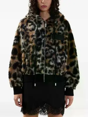 Gcds Animal-pattern Hooded Jacket