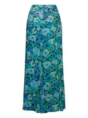 Remain Birger Christensen Floral Print Midi Skirt