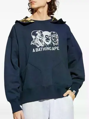 A BATHING APE® Double Face Cotton Hoodie