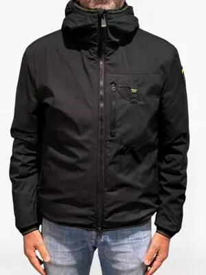 BLAUER. Derry Hooded Jacket - Black