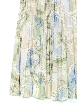 Lacoste All-over Print Pleated Skirt