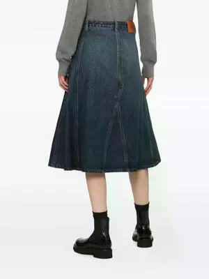 A BATHING APE Panelled A-line Skirt