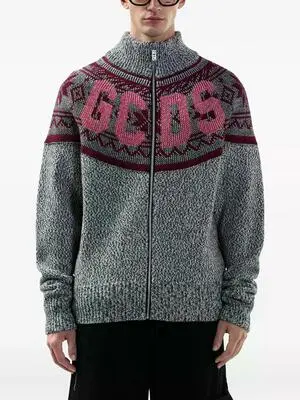 Gcds Logo-embellished Cardigan