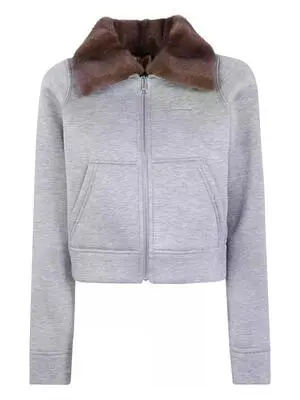 N°21 Fur Collar Zip Jacket
