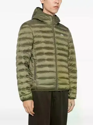 Lacoste Hooded Quilt Jacket