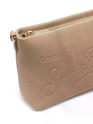 MC2 SAINT BARTH Aline Pebble-leather Clutch Bag