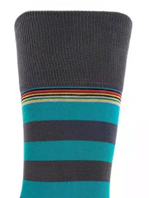 Paul Smith Striped Socks - Grey