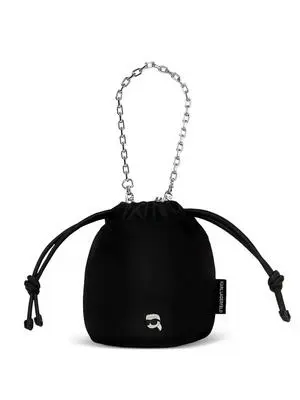 Karl Lagerfeld Ikon Drawstring Bucket Bag