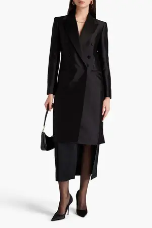 Zimmermann Wool And Silk-blend Gabardine Coat